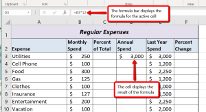 2.1 Formulas – Excel Fundamentals